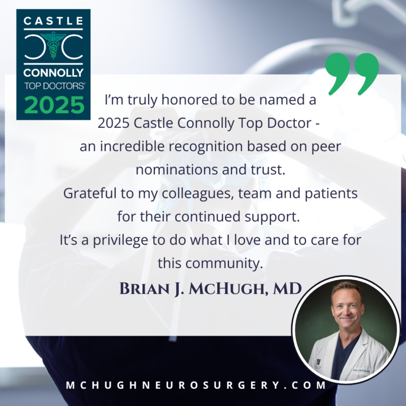 Dr. Brian J. McHugh Named Castle Connolly Top Doctor for 2025 - McHugh ...